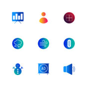 Thermometer Generic gradient fill icon